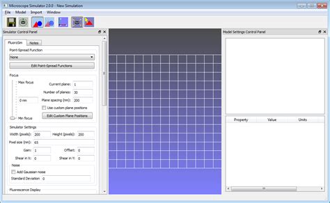 Microscope Simulator 200 Tutorial Simulating A Fluorescent Torus Cismm