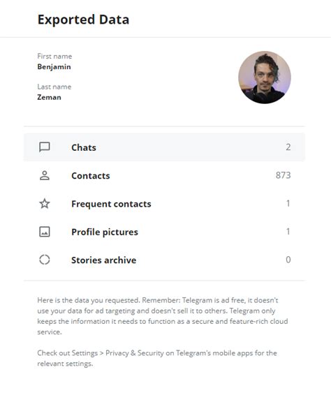 Telegram How To Export Chats Groups Channels And Images