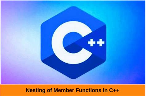nesting of member functions in c