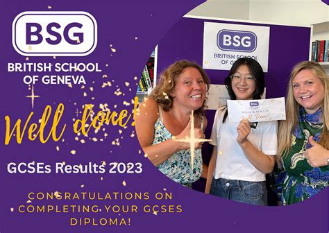 Bsg Celebrate 2023 Gcses Results Bsg British School Of Geneva