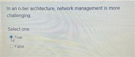 In An N Tier Architecture Network Management Is More