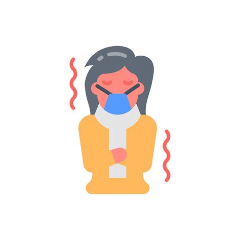 Flu Icon In Vector Illustration Vector Art At Vecteezy
