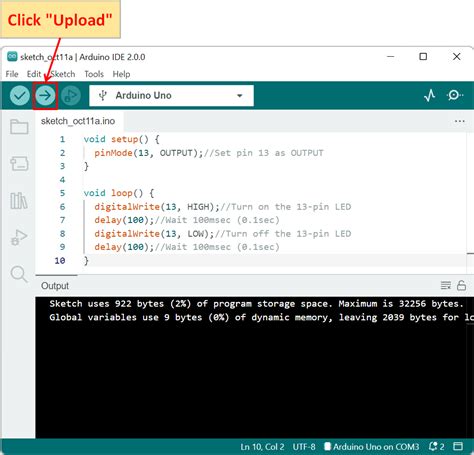 Arduino IDE How To Write Program On The Arduino Board Spiceman