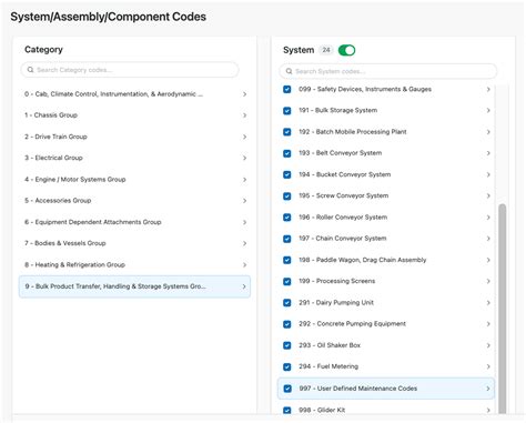 Maintenance Categorization With Vmrs