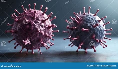 Viral Twins A Close Encounter With The Unseen World Of Pathogens Stock Illustration