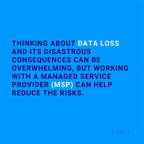 Dataloss Datalossprevention Managedserviceprovider Lenet Technology
