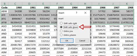 How To Shift Rows Down In Excel Spreadcheaters
