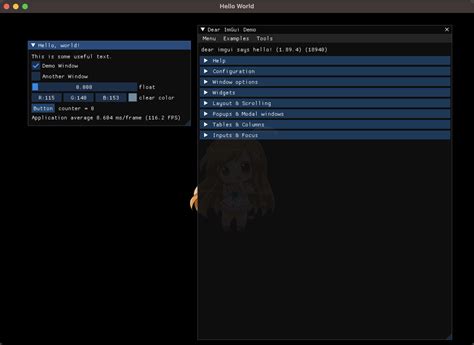 OpenGL Mac开发 如何使用imgui 插件进行调试 星门 博客园
