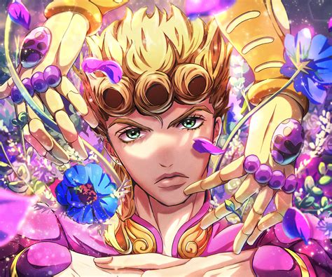 Giorno Giovanna Wallpaper Giorno Giovanna Vento Aureo Pink Jojos