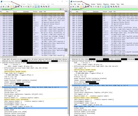 Matching Tcp Streams Between Client And Server Wireshark Packet