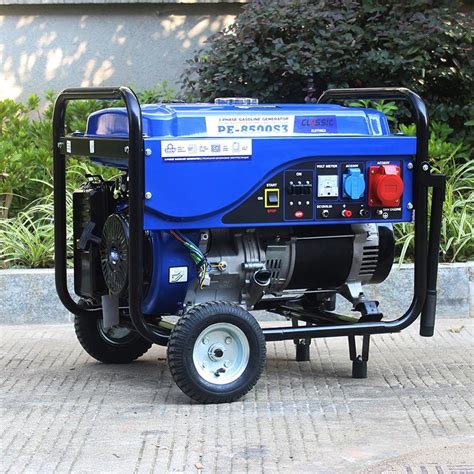 High Efficiency 2 Stroke 3000 Watt Portable Gas Generator China 6000w