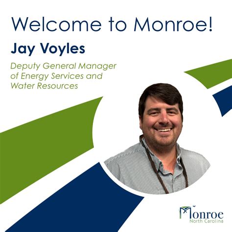 Please Welcome Jay Voyles To The City Of Monroe As Our New Deputy