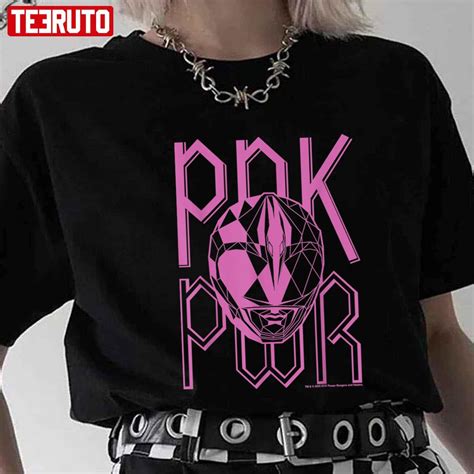 Pink Ranger Pnk Pwr Power Rangers Unisex T Shirt Teeruto