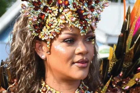 Rihannas Incredible Carnival Look In Barbados After Proudly Ditching