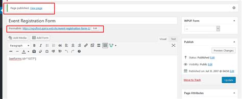 adding forms to page post weforms pro