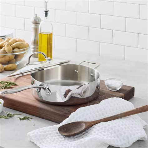 Sur La Table Signature Stainless Steel Sauté Pan 4 Qt Sur La Table