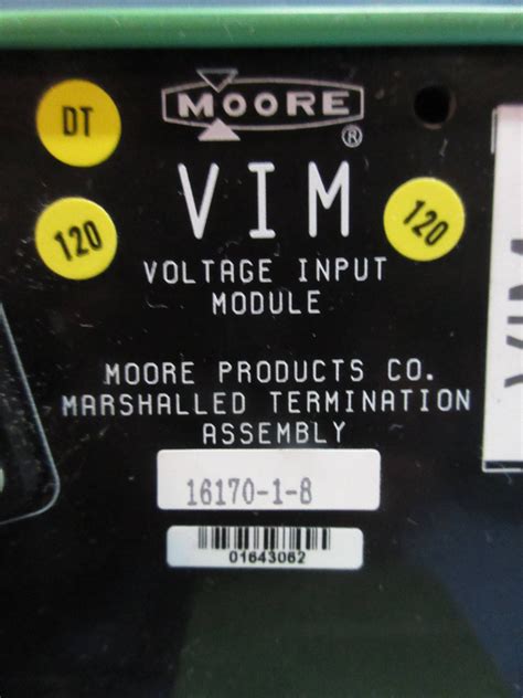 Moore 16170 1 8 Apacs Vim Voltage Input Module Siemens Plc Board