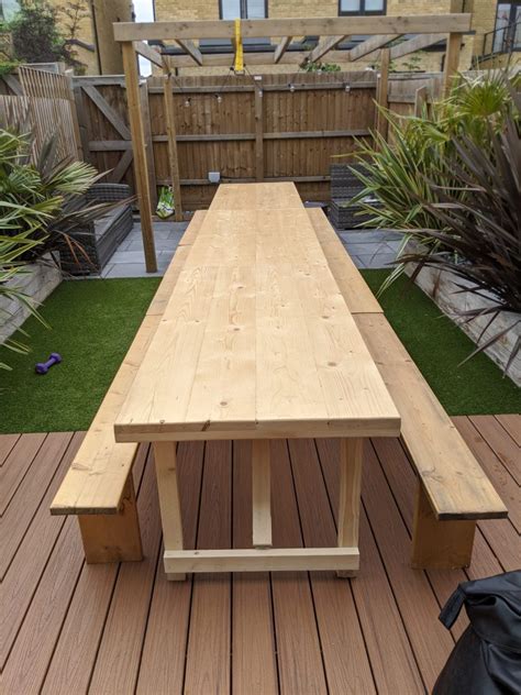 Rustic Table And Benches SLP Event Hire Ltd