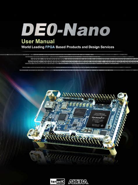 de0 nano user manual v1 7 hardware description language field