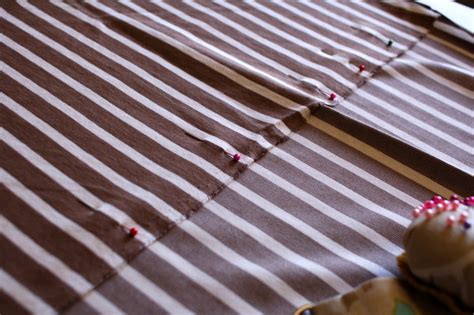 Cutting Striped Knit Fabric And Matching Stripes Sewaholic