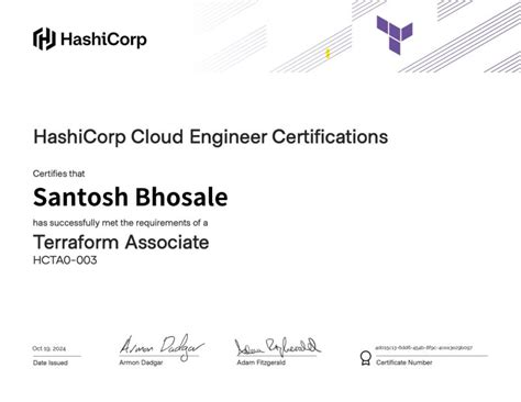 terraform cloudcomputing certification infrastructureascode
