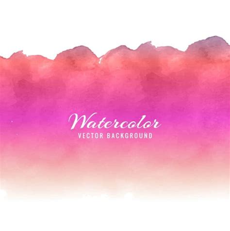 핑크 수채화 배경 디자인 Eps Uidownload