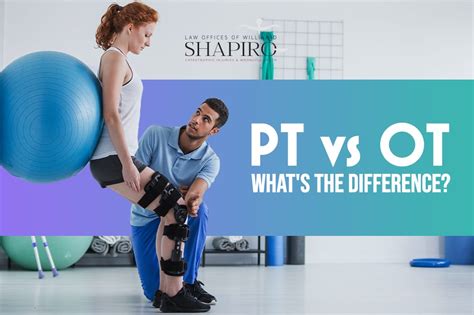 PT Vs OT Whats The Difference William D Shapiro