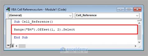 Cell Reference In Excel Vba 8 Examples Exceldemy