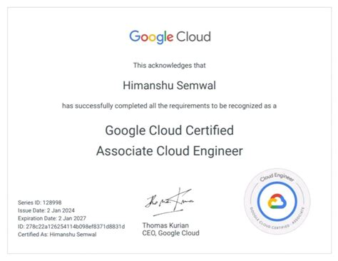 Himanshu Semwal On Linkedin Im Happy To Share That Ive Obtained A New Certification