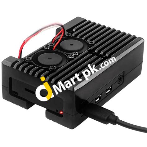 geeekpi raspberry pi 4 armor case v2 0 series with dual fan aluminum