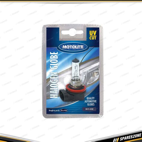 Motolite H11 55w Halogen Globe Halogen H11 Light Bulbs Blister Pack