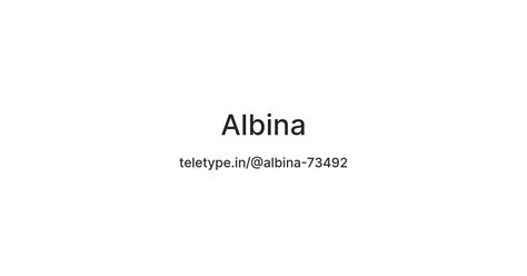 Albina Teletype