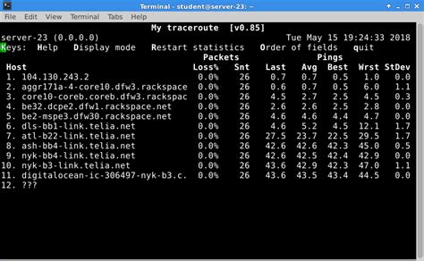 My Traceroute In Linux Cellstream Inc