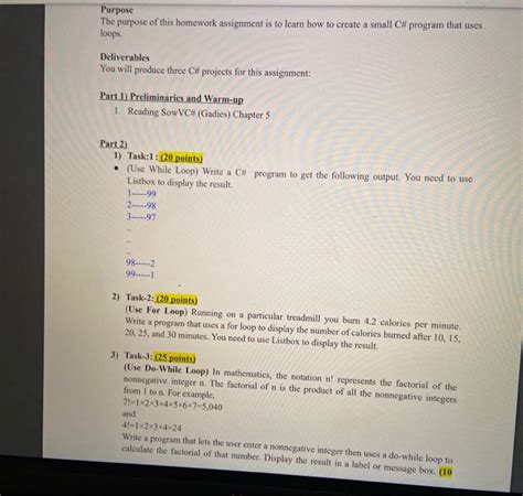 Solved Purpose The purpose of this homework assignment is to | Chegg.com