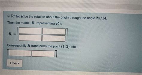 Solved Find Two Matrices A And B Which Transform R While