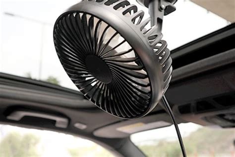 단풍나무 차량용 선풍기 흡착식거치식 에어 쿨링팬 서큘레이터 위시버킷