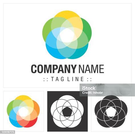 스타 벡터 기호 회사 펜타곤 나선형 색상 그라데이션 스타일 로고 타입 아이콘 그림입니다 우아한 아이덴티티 컨셉 디자인 아이디어 템플릿 0명에 대한 스톡 벡터 아트 및 기타