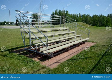 Bleachers At Basefield Field At A Local Community Park. Royalty-Free Stock Photo | CartoonDealer ...