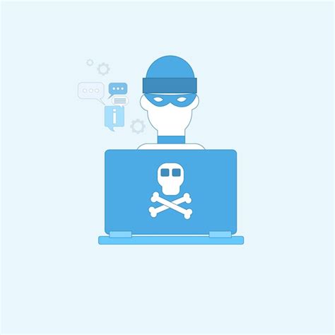 Premium Vector Hacker Activity Computer Viruses Data Protection Privacy Internet Information