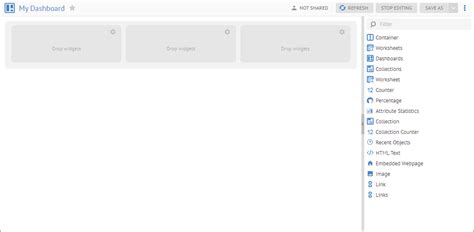 Add A Container To A Dashboard Talend Data Catalog Help
