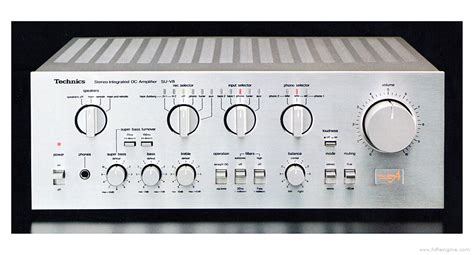 Technics SU V Stereo Integrated DC Amplifier Manual HiFi Engine
