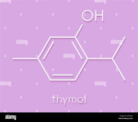 Thymol Molecule Banque De Photographies Et Dimages à Haute Résolution