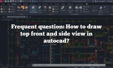 Frequent Question How To Draw Top Front And Side View In Autocad