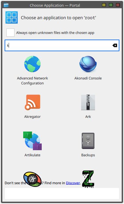 Open With Dialog Is It Supposed To Look Like This Can I Get The Old One Back Xdg Desktop