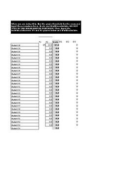 AICE Thinking Skills Score Sheets By The Intellectual Dump TPT