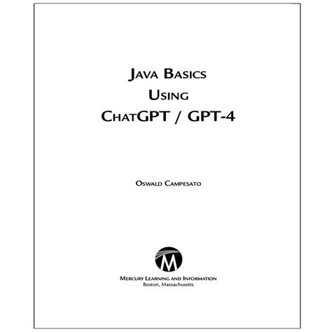 قیمت و خرید کتاب Java Basics Using Chatgpt And Gpt 4 اثر Oswald