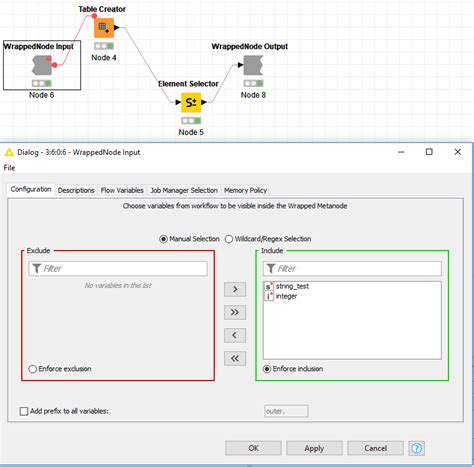 Flow Variables In Wrapped Meta Node Lost Knime Analytics Platform