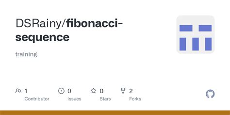 GitHub DSRainy Fibonacci Sequence Training