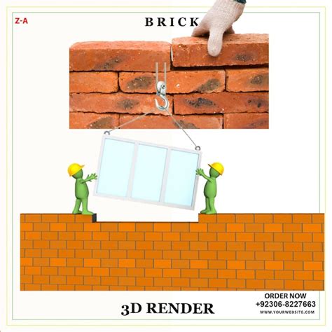 Premium Psd Brick Design