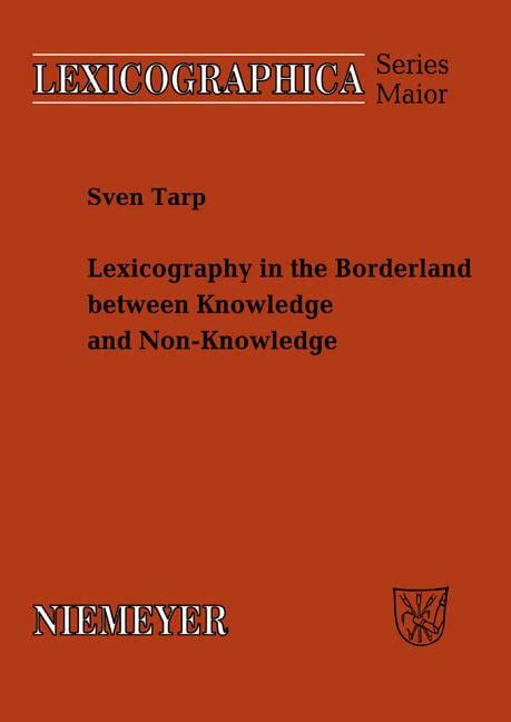 Lexicographica Series Maior Lexicography In The Borderland Between